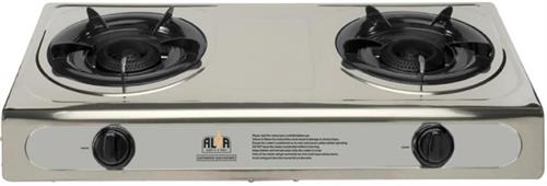 Alva Stainless Steel Two Plate Gas Stove – Multi Store